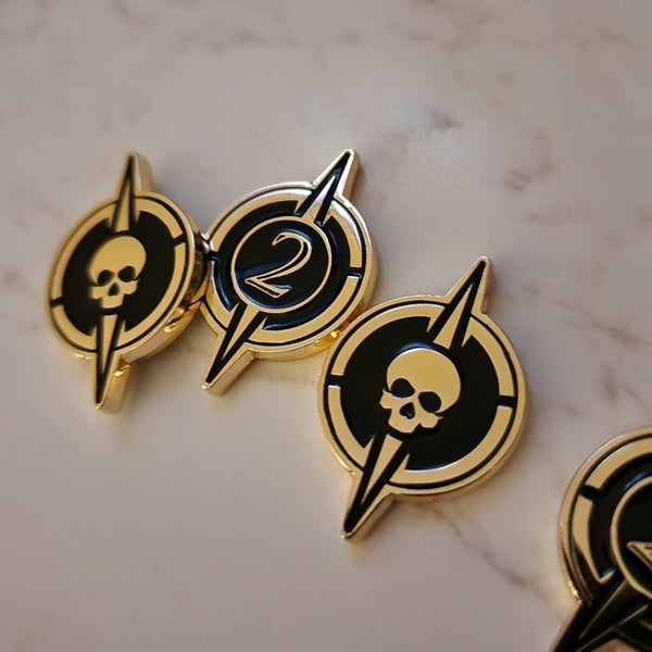 Imminent Demise Counters - Metal Death/Exhaustion Tokens - Luxury Playstyle