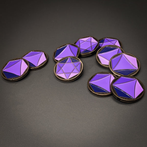 Cryptic Remnants - Dark Metal Aember Tokens - Unofficial Compatible ...