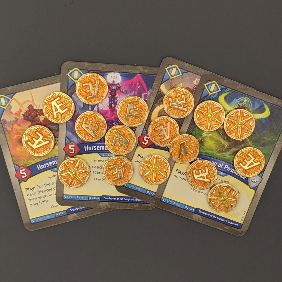 KeyForge Metal Aember Tokens - Archonic Energy - Unofficial Amber ...