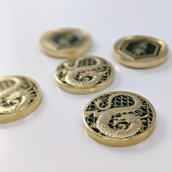 Dragon Classic - Metal Fate/Honor Tokens - Luxury Playstyle