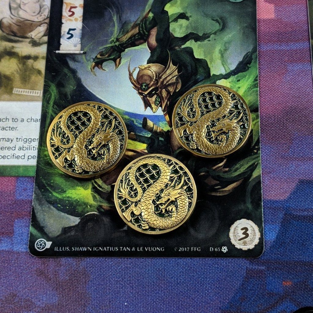 Dragon Classic - Metal Fate/Honor Tokens - Luxury Playstyle