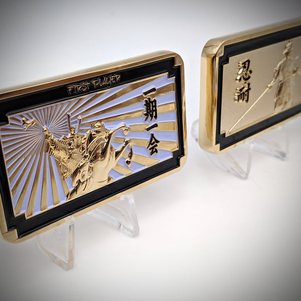 First Player Premier Trophy - Metal Gold Plated Token - Luxury Playstyle