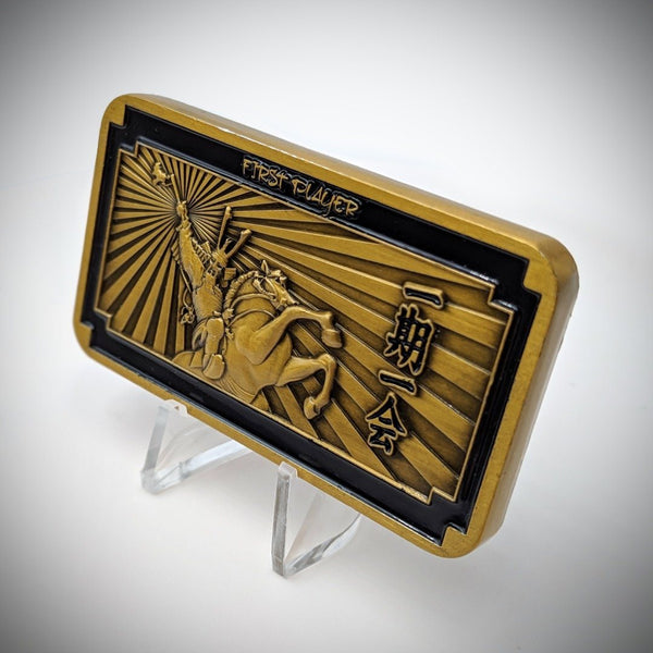 First Player Trophy - Metal Antique Finish Token - Luxury Playstyle