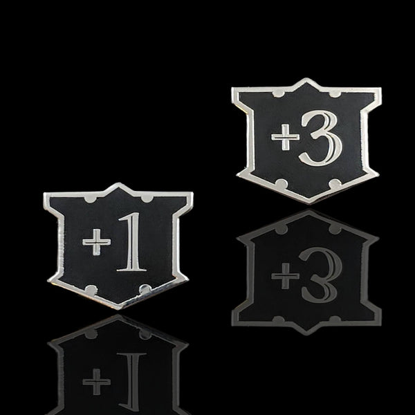 Loyal Shield Counters - Metal Loyalty and Armor Token Set (5) - Luxury ...