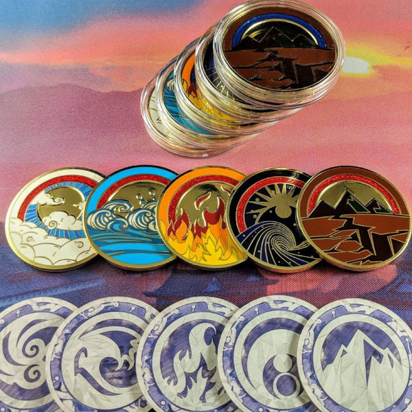 Prize Elemental Rings - Metal Element Ring Tokens - Luxury Playstyle